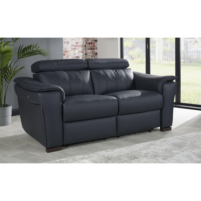 SiSi Italia Angelo Leather 2 Seater Sofa by SCS | ufurnish.com