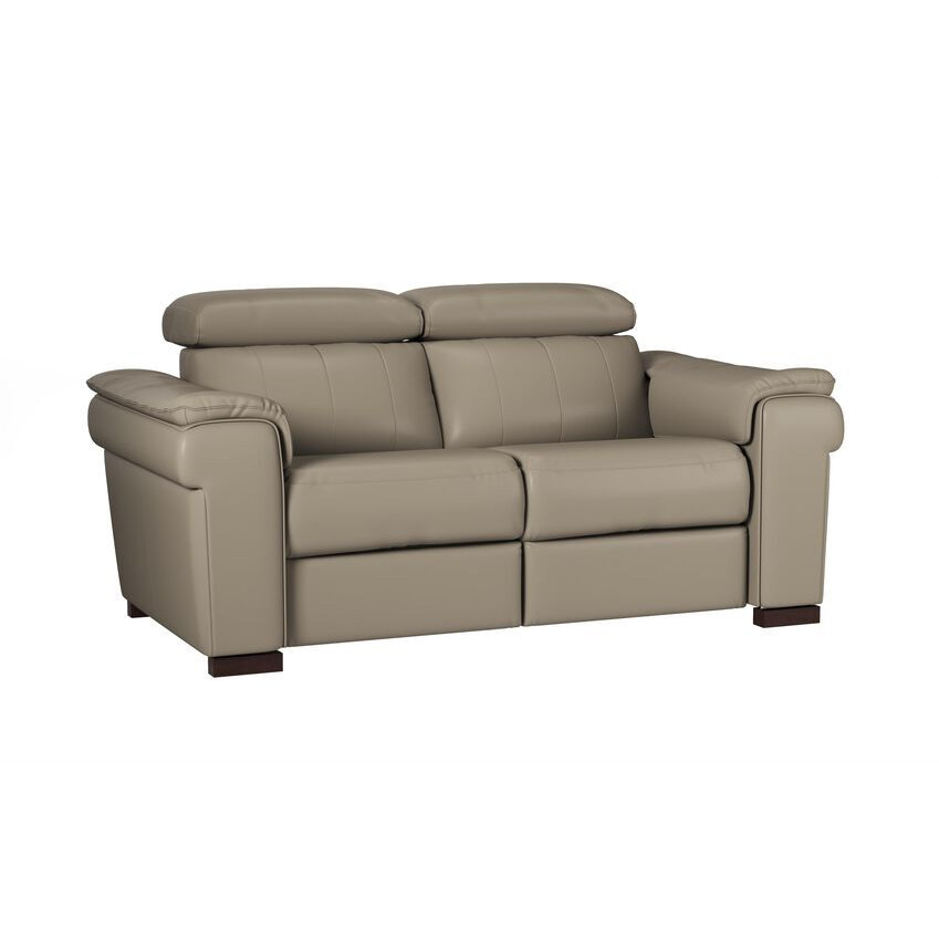 SiSi Italia Brown Angelo Leather 2 Seater Sofa by SCS | ufurnish.com