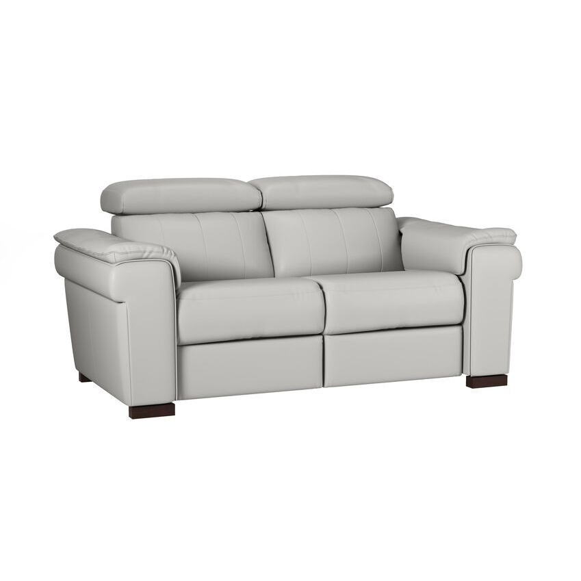SiSi Italia White Angelo Leather 2 Seater Sofa by SCS | ufurnish.com