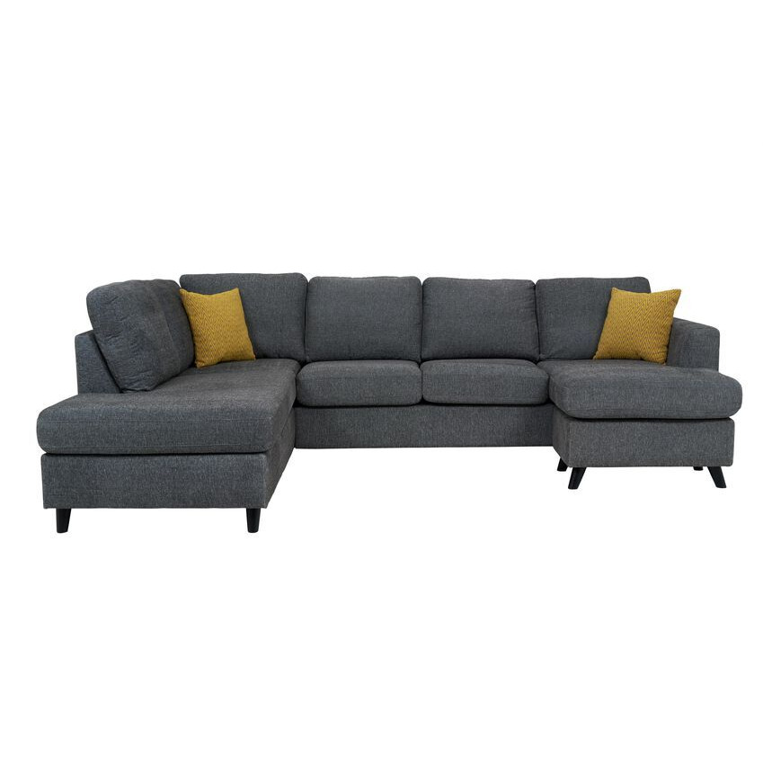 ScS Living Selena Fabric 4 Seater Sofa Left Hand Facing Chaise Longue ...