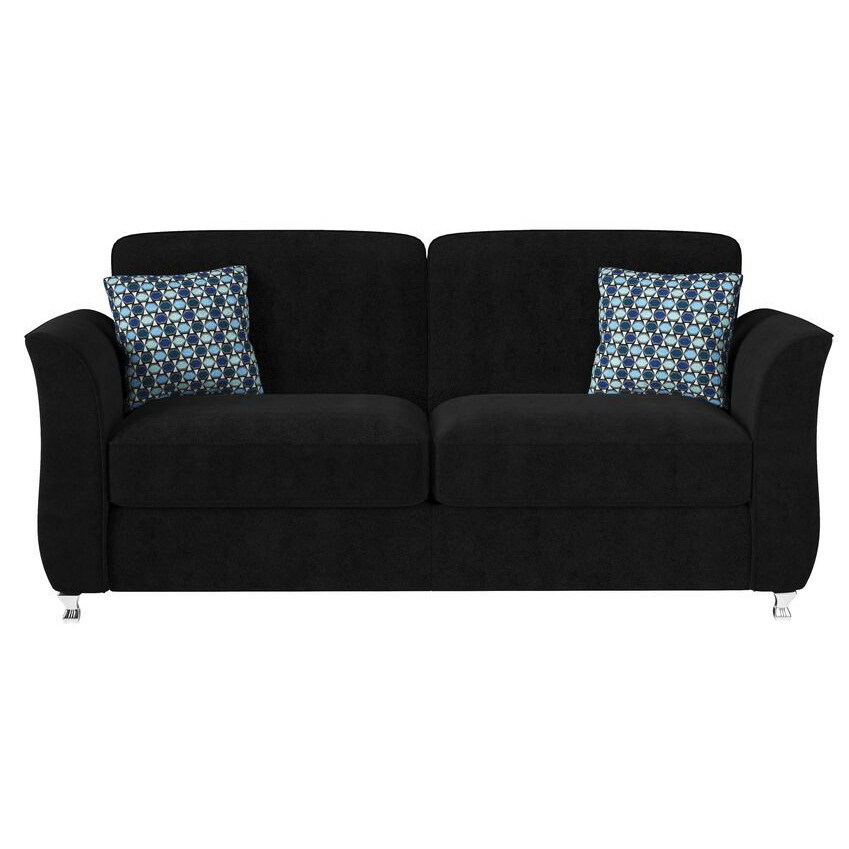 ScS Living Grey Milo Fabric 3 Seater Sofa - Sofa Sale by SCS | ufurnish.com