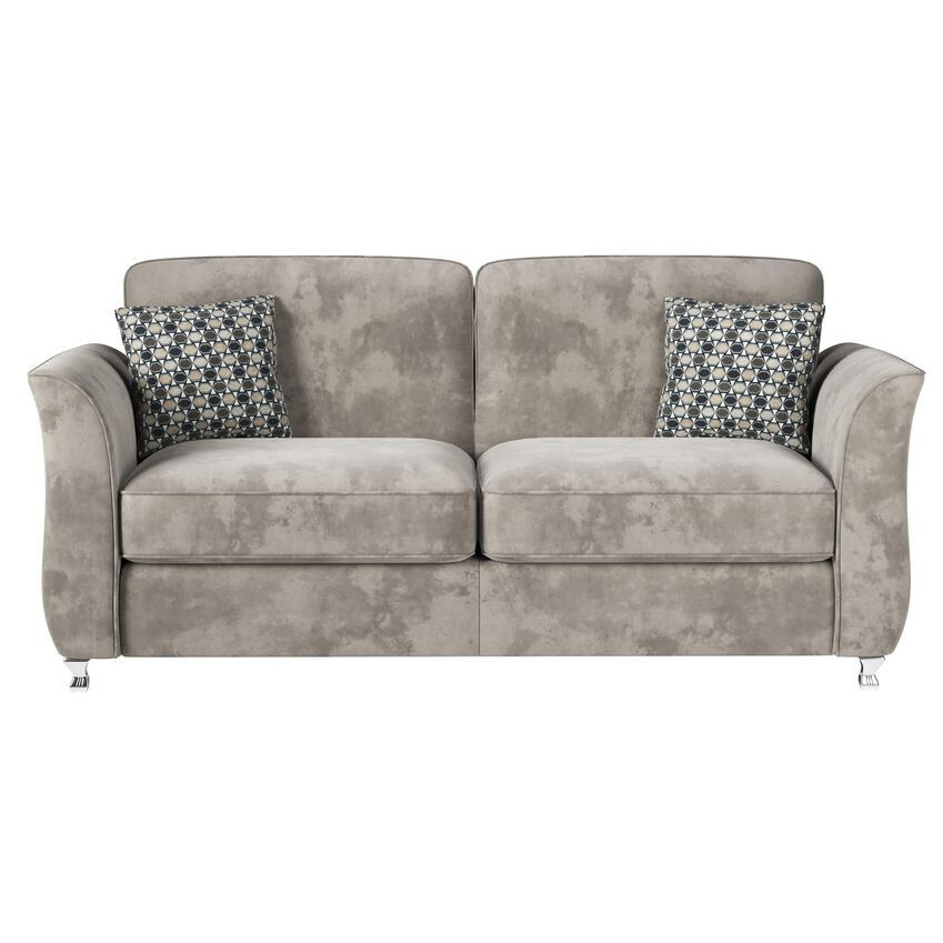 ScS Living Grey Milo Fabric 3 Seater Sofa - Sofa Sale by SCS | ufurnish.com