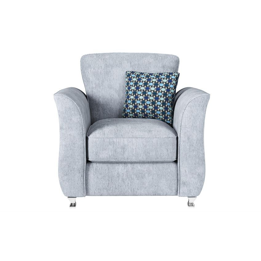 ScS Living Grey Milo Fabric Standard Chair by SCS | ufurnish.com
