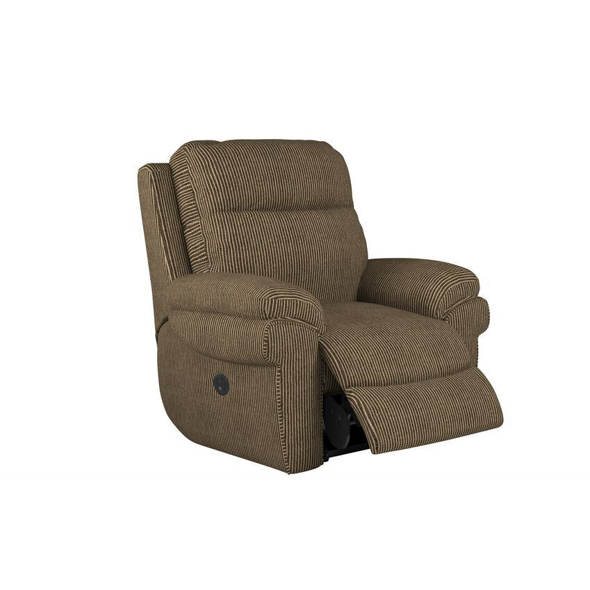 La-Z-Boy Brown Tamla Fabric Power Recliner Chair by SCS | ufurnish.com
