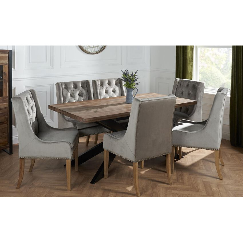 ScS Living Aruba 1.8m Dining Table & 6 Chairs by SCS | ufurnish.com