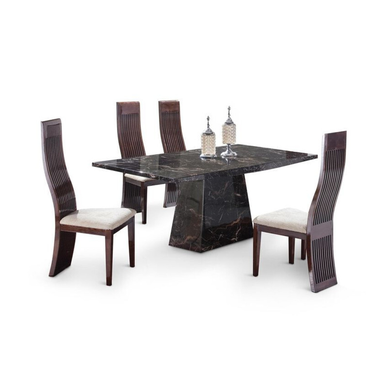 ScS Signature Adelaide 1.6M Marble Dining Table & 4 Chairs by SCS ...