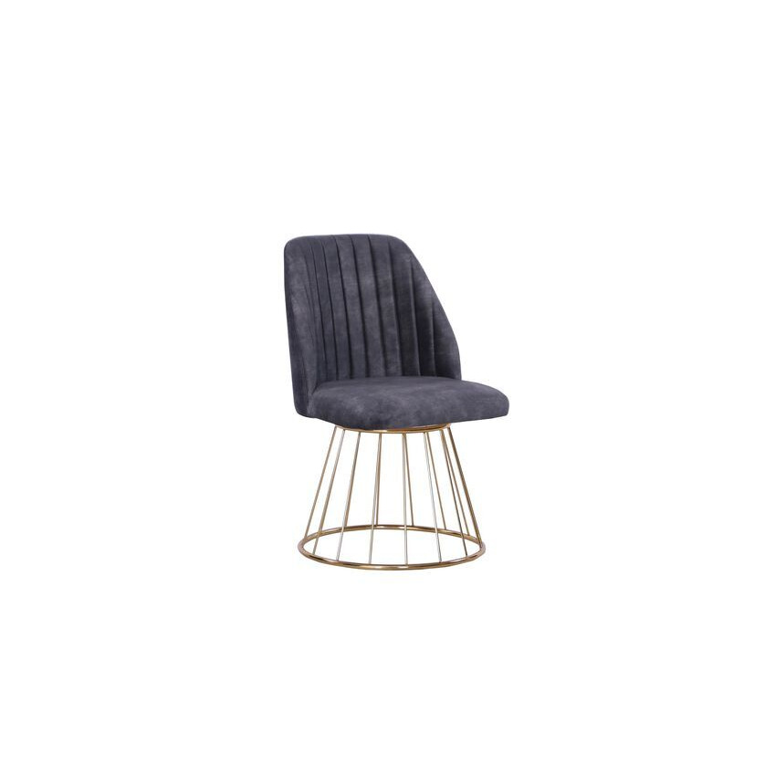 ScS Signature Minsk Dark Grey Swivel Dining Chair by SCS | ufurnish.com
