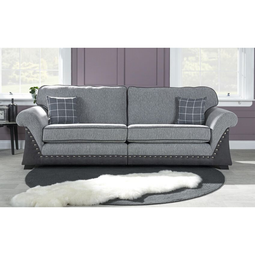 ScS Living Noah Fabric 4 Seater Split Standard Back Sofa by SCS ...