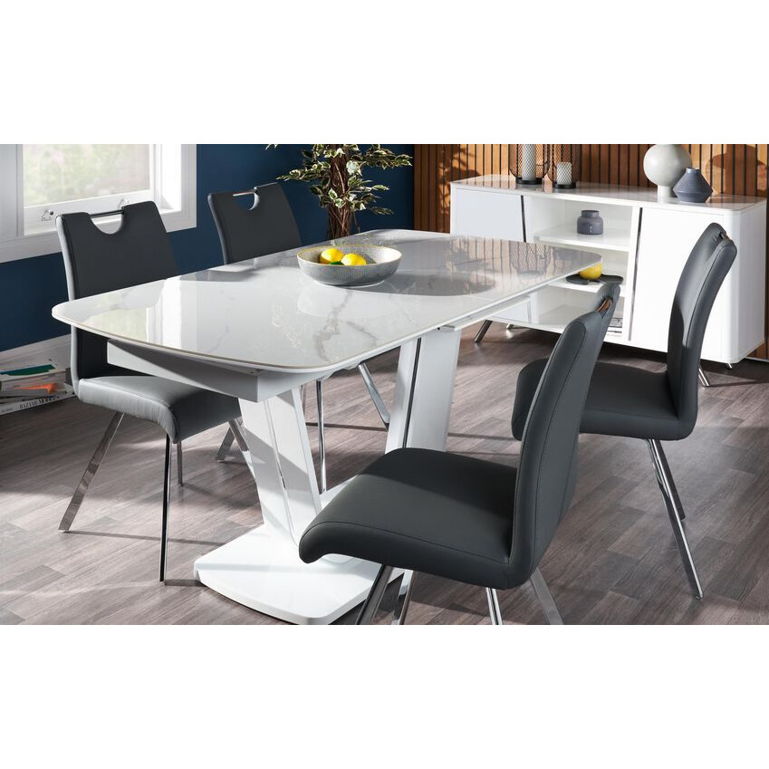 ScS Signature Valetta 1.6m Extending Dining Table & 4 Chairs by SCS ...