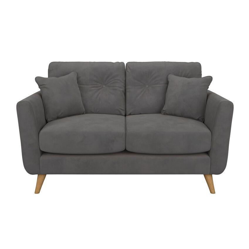 ScS Living Grey Holly Fabric 2 Seater Sofa by SCS | ufurnish.com