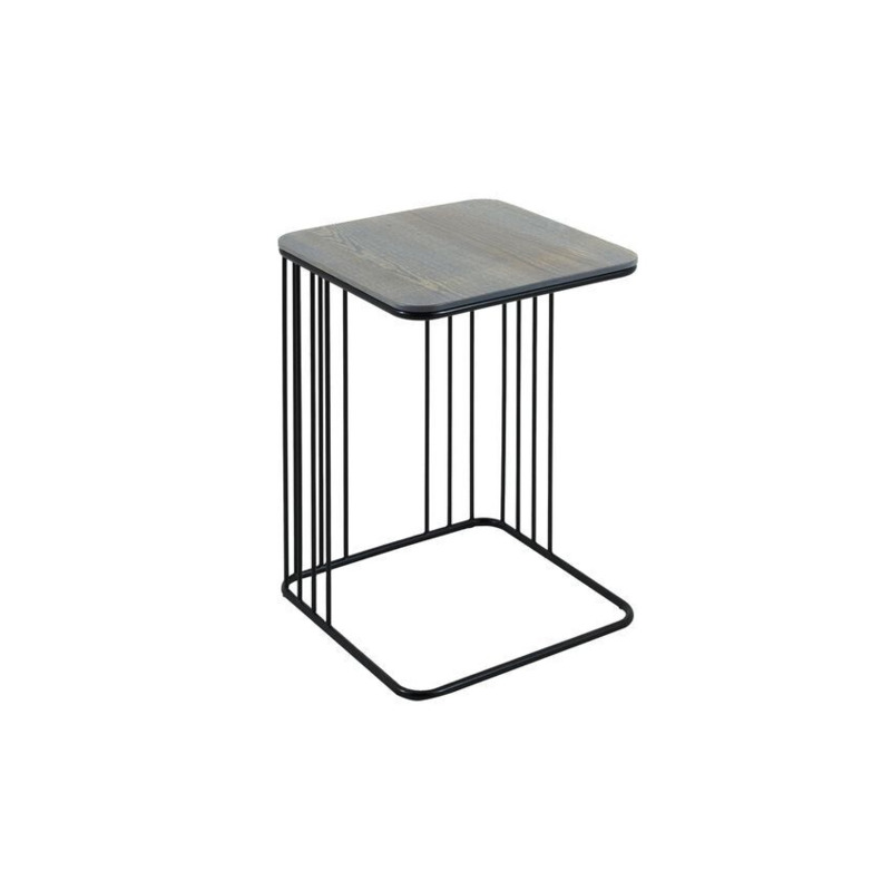 ScS Signature Everly Grey Oak Sofa Side Table by SCS | ufurnish.com