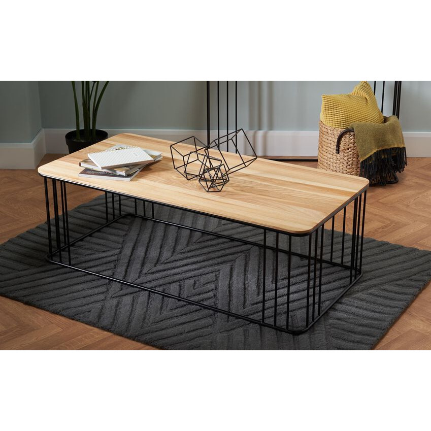 ScS Signature Everly Oak Long Coffee Table by SCS | ufurnish.com