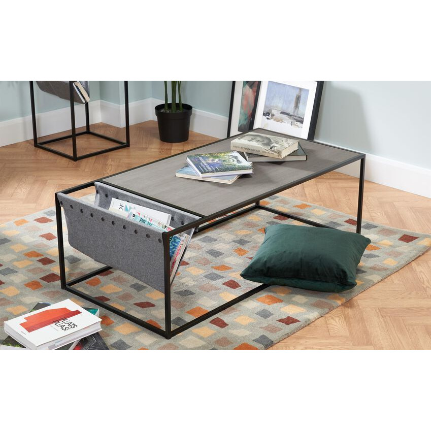 ScS Signature Aria Grey Oak Long Coffee Magazine Table by SCS ...