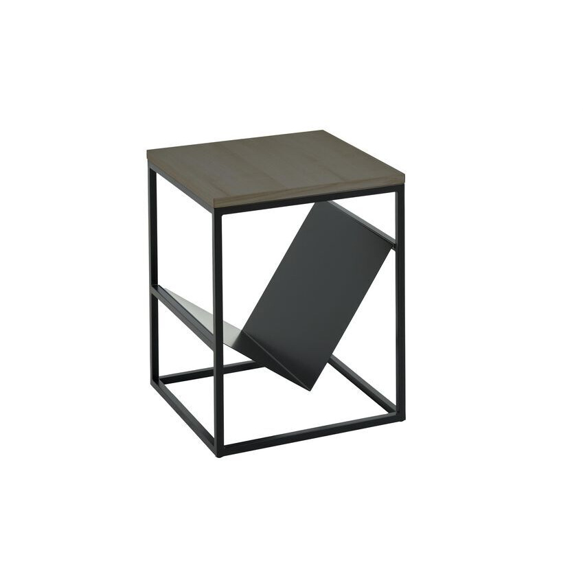 ScS Signature Eden Black Oak Side Magazine Table by SCS | ufurnish.com