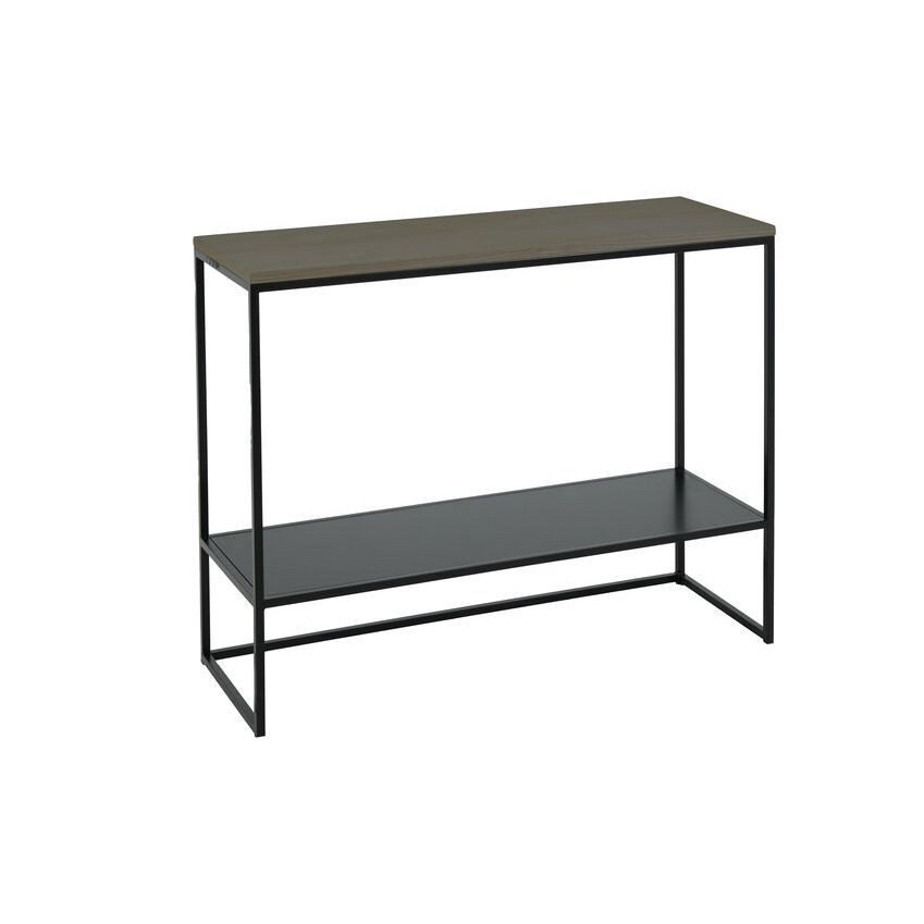 ScS Signature Eden Black Oak Duo Console Table by SCS | ufurnish.com