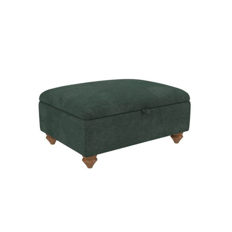 ScS Living Green Jack Fabric Storage Footstool by SCS | ufurnish.com