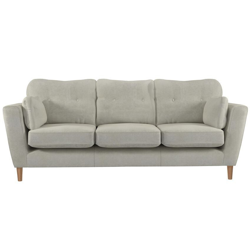 ScS Living Cream Mae Fabric 4 Seater Sofa by SCS | ufurnish.com
