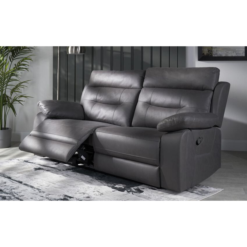 Endurance Fabric Roman 3 Seater Manual Recliner Sofa by SCS | ufurnish.com