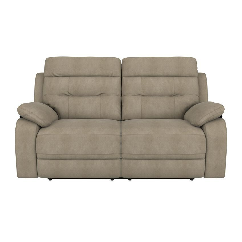 Endurance Brown Fabric Roman 2 Seater Sofa by SCS | ufurnish.com