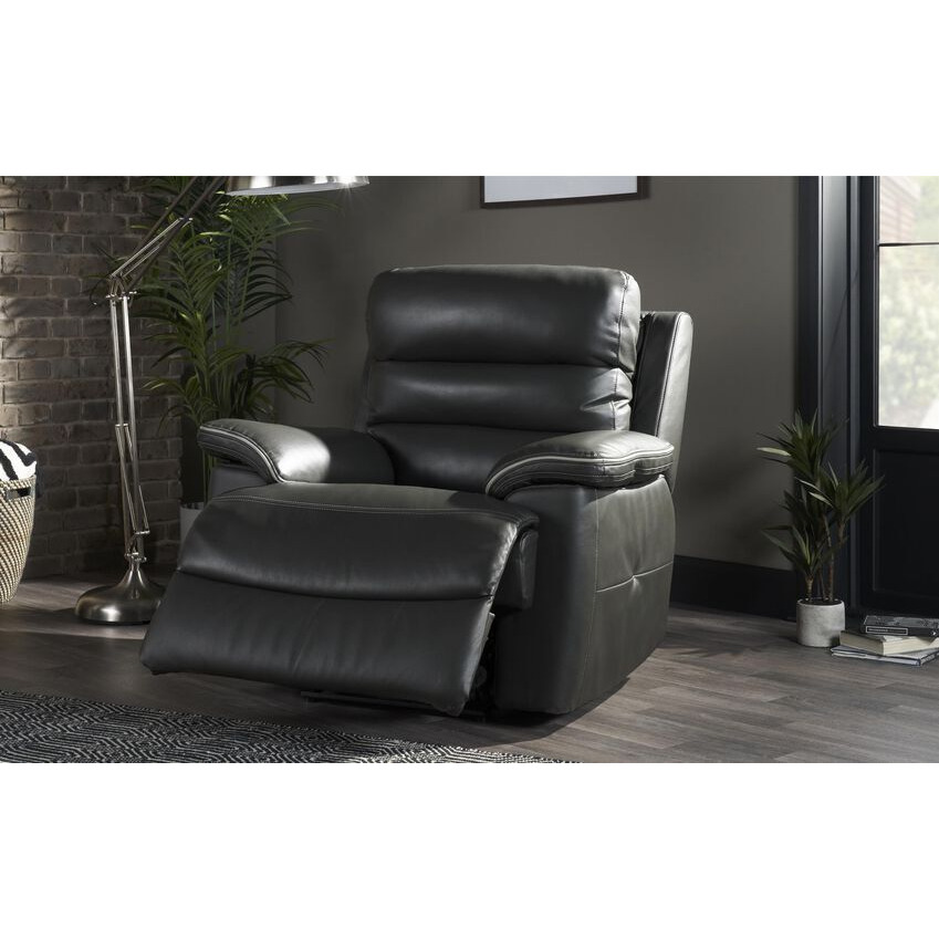 ScS Living Fabric Griffin Power Recliner Chair with Head Tilt by SCS ...
