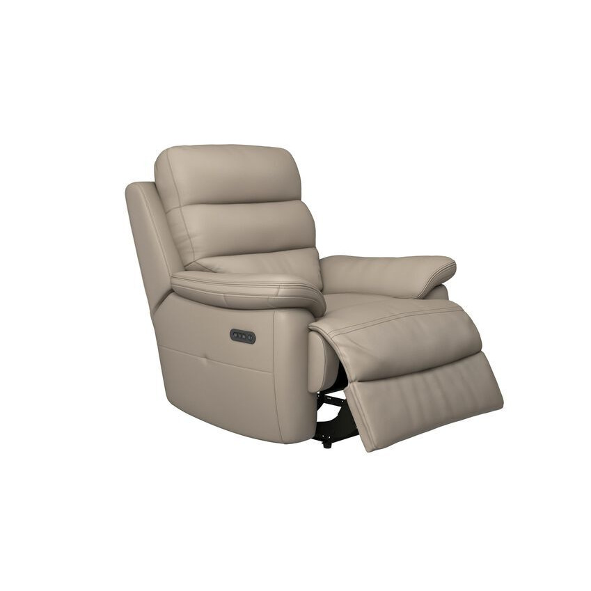 ScS Living Grey Griffin Power Recliner Chair by SCS | ufurnish.com