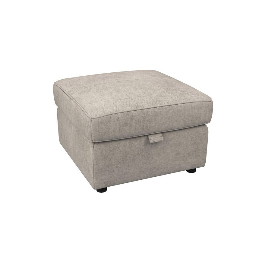 ScS Living Grey Fabric Griffin Storage Footstool by SCS | ufurnish.com