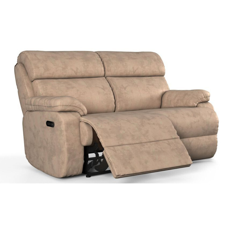 ScS Living Cream Fabric Reuben 2 Seater Power Recliner Sofa by SCS ...