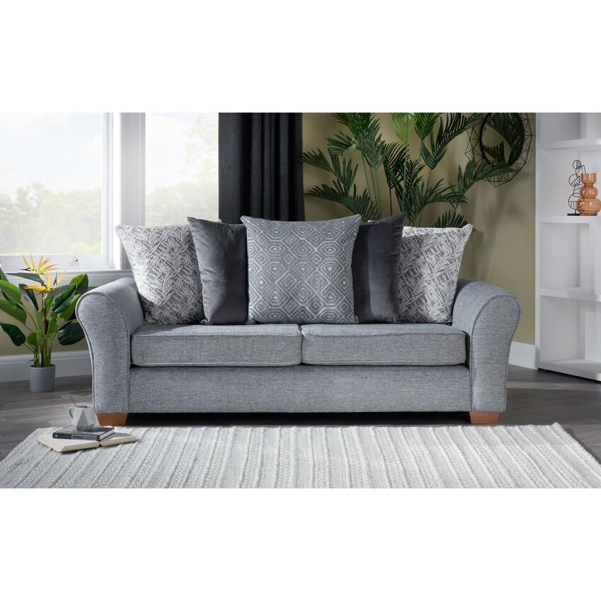 ScS Living Mallory Fabric 3 Seater Sofa Scatter Back Sofa by SCS ...