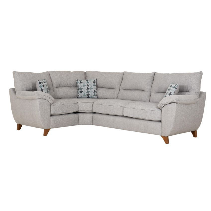 ScS Living Grey Remi Fabric 1 Corner 2 Sofa by SCS | ufurnish.com