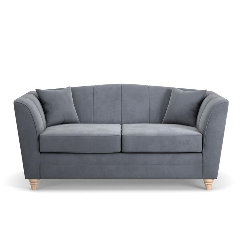 ScS Living Grey Leon Fabric 2 Seater Sofa by SCS | ufurnish.com