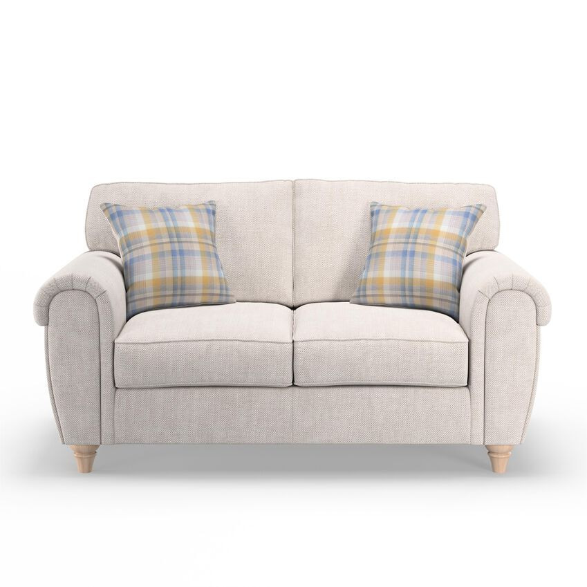 ScS Living Cream Edgar Fabric 2 Seater Sofa by SCS | ufurnish.com