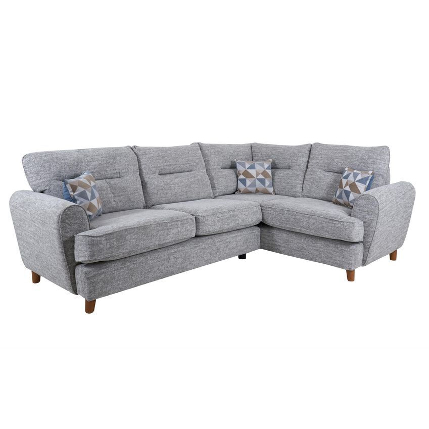 ScS Living Grey Percy Fabric 2 Corner 1 Standard Back Sofa by SCS ...