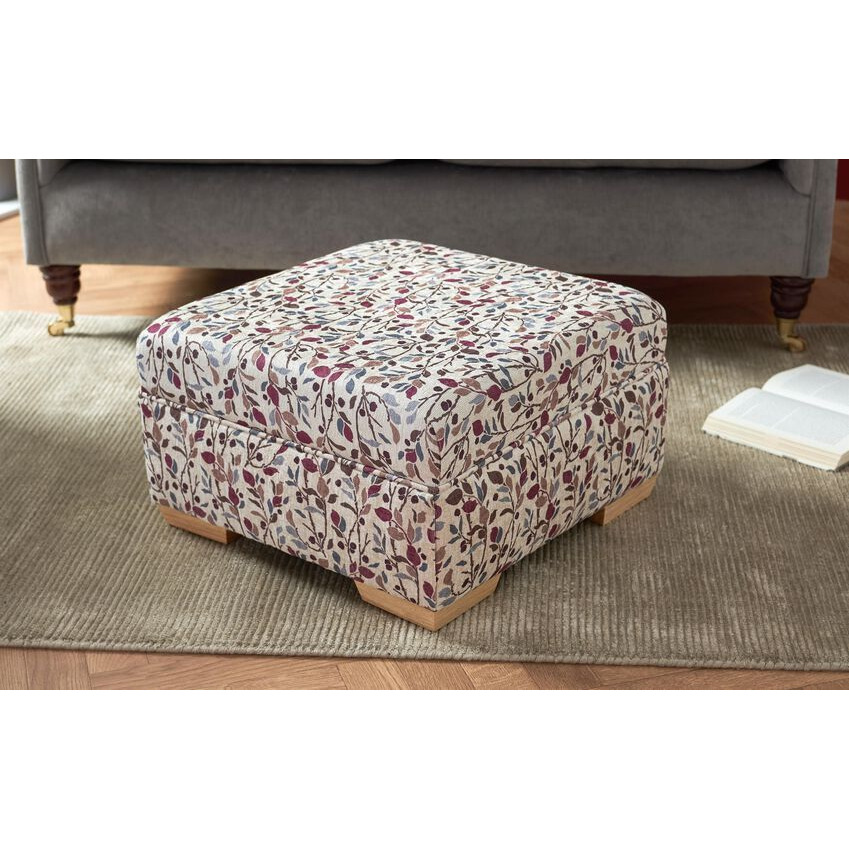ScS Living Harrogate Fabric Footstool by SCS | ufurnish.com