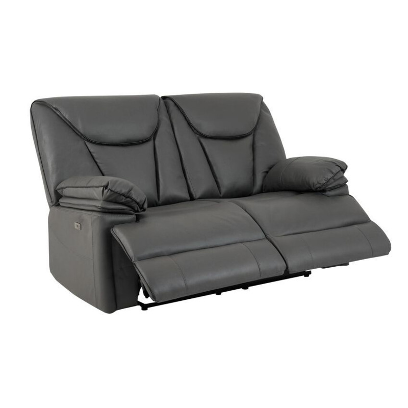 Endurance Grey Fabric Felix 2 Seater Power Recliner Sofa by SCS ...