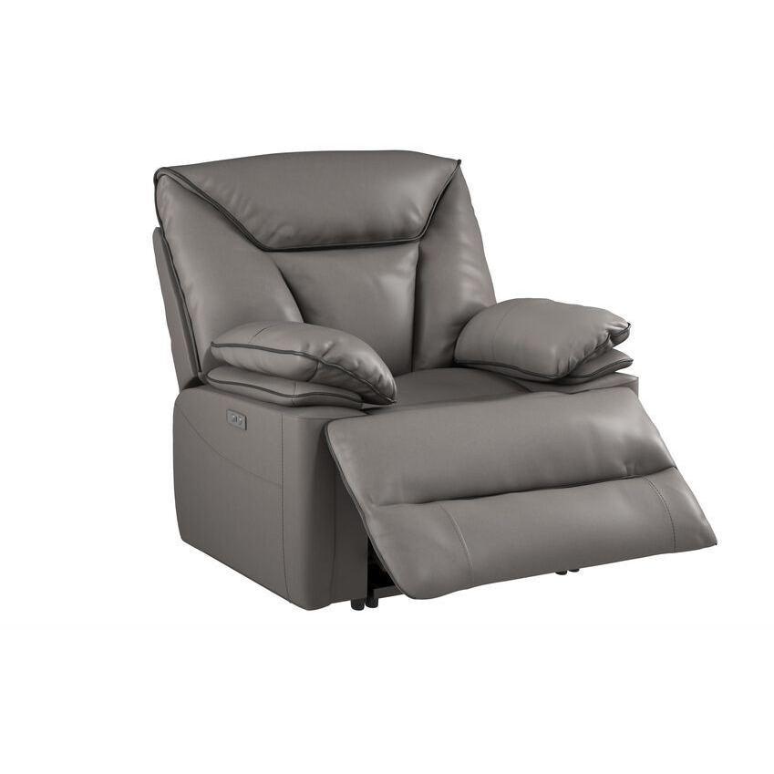 Endurance Grey Fabric Felix Power Recliner Chair by SCS | ufurnish.com