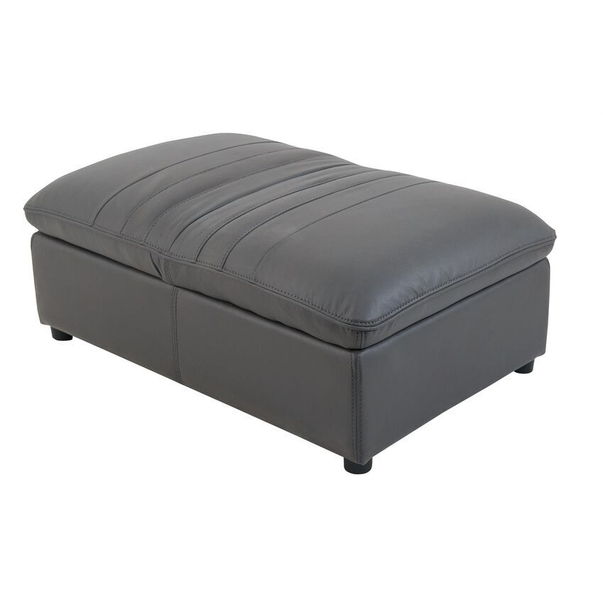 Endurance Grey Fabric Felix Relaxer Footstool by SCS | ufurnish.com