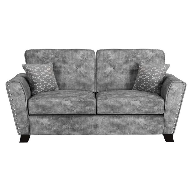 ScS Living Grey Eliza Fabric 2 Seater Sofa by SCS | ufurnish.com
