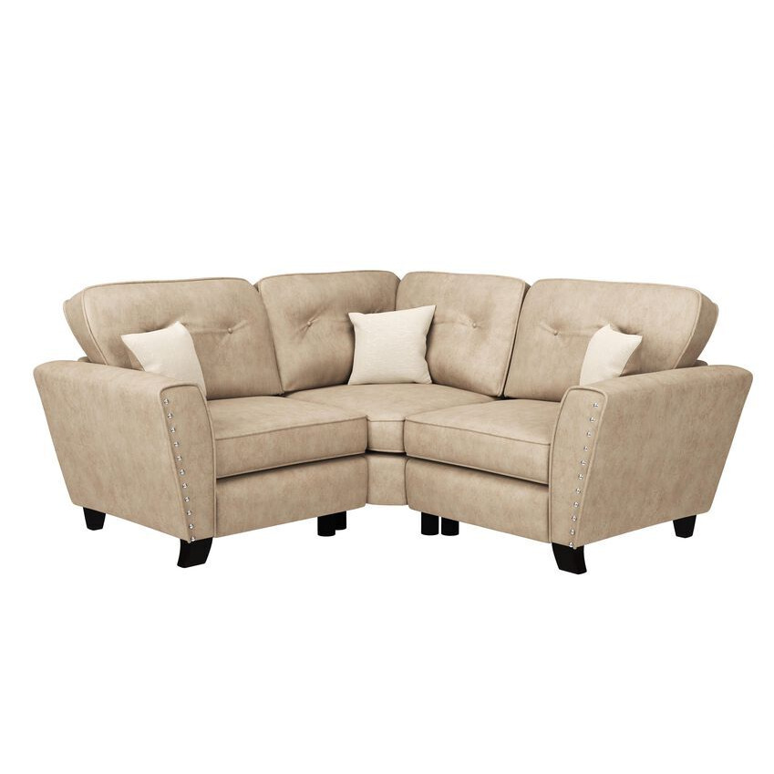 ScS Living Cream Eliza Fabric 1 Corner 1 Sofa by SCS | ufurnish.com