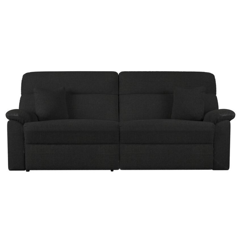 La-Z-Boy Black Alabama Fabric 3 Seater Split Sofa by SCS | ufurnish.com