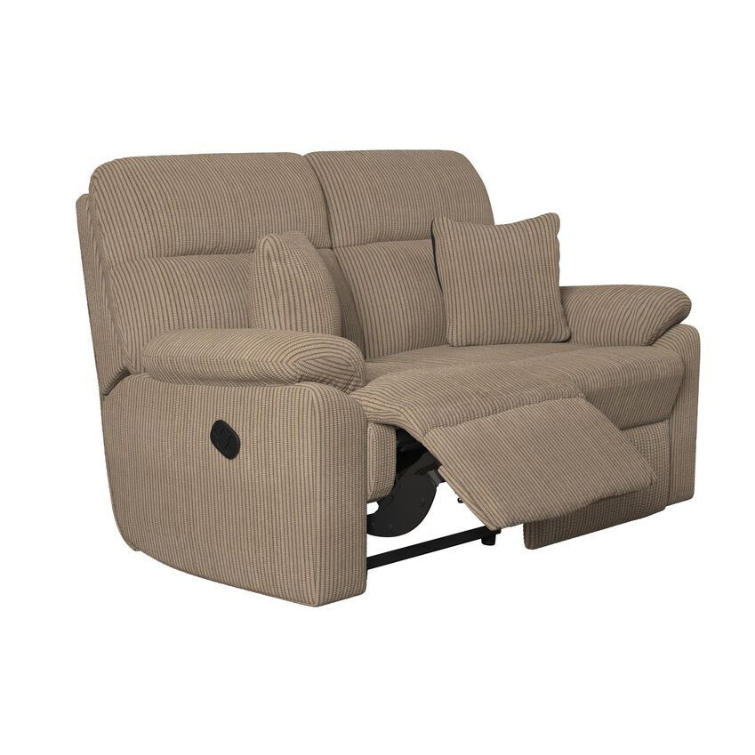 La-Z-Boy Cream Alabama Fabric 2 Seater Manual Recliner Sofa by SCS ...
