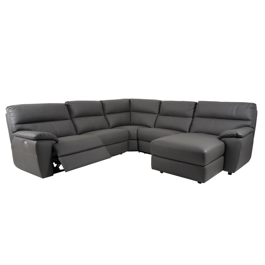 SiSi Italia Marco 3 Corner 3 LHF Power Recliner with RHF Chaise by SCS | ufurnish.com