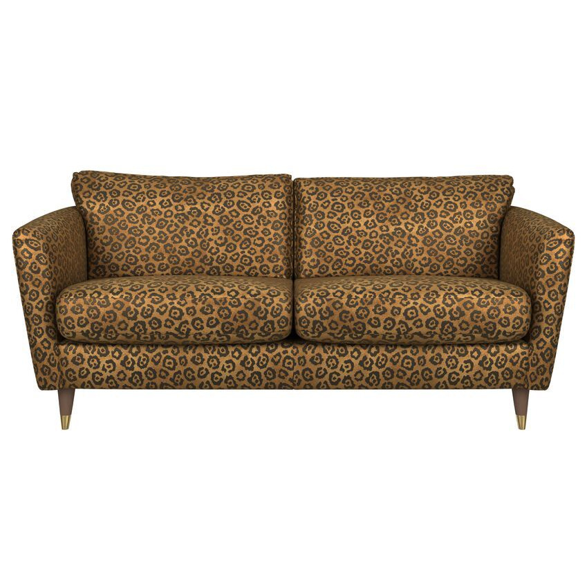 Paloma Home Brown Divine Fabric Large 3 Seater Sofa by SCS | ufurnish.com