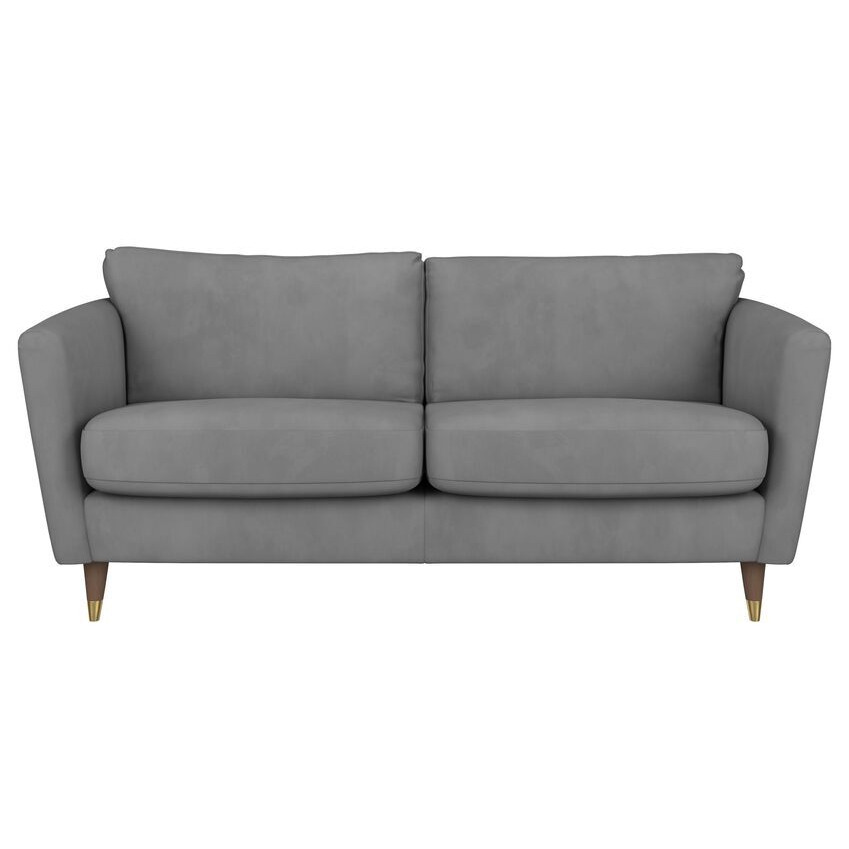 Paloma Home Grey Divine Fabric Large 3 Seater Sofa by SCS | ufurnish.com