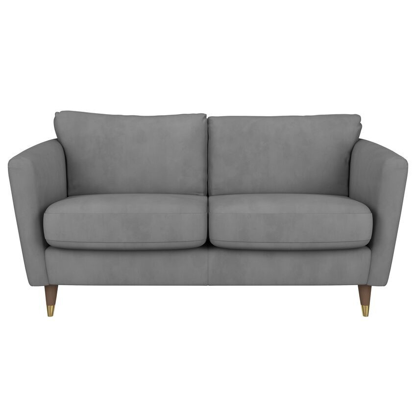 Paloma Home Grey Divine Fabric 3 Seater Sofa by SCS | ufurnish.com