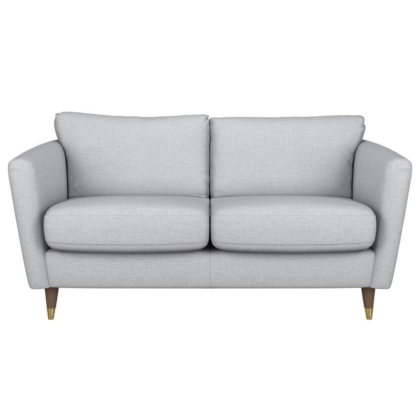 Paloma Home Grey Divine Fabric 3 Seater Sofa by SCS | ufurnish.com