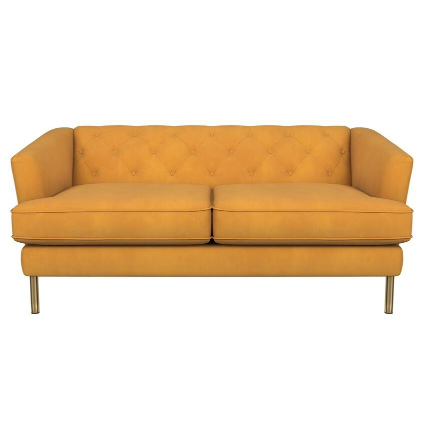 Paloma Home Yellow Boudoir Fabric 3 Seater Sofa by SCS | ufurnish.com
