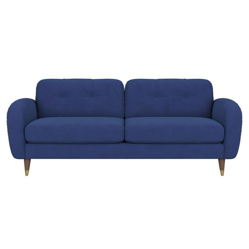 Paloma Home Blue Lady Muck Fabric 4 Seater Sofa by SCS | ufurnish.com