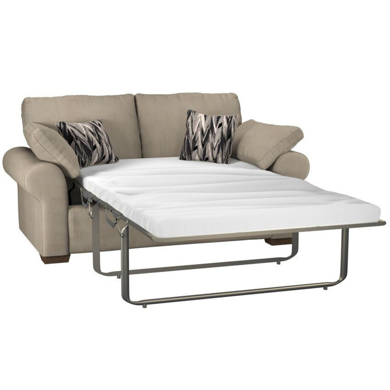 ScS Living Grey Skylar Fabric 2 Seater Deluxe Sofa Bed by SCS ...