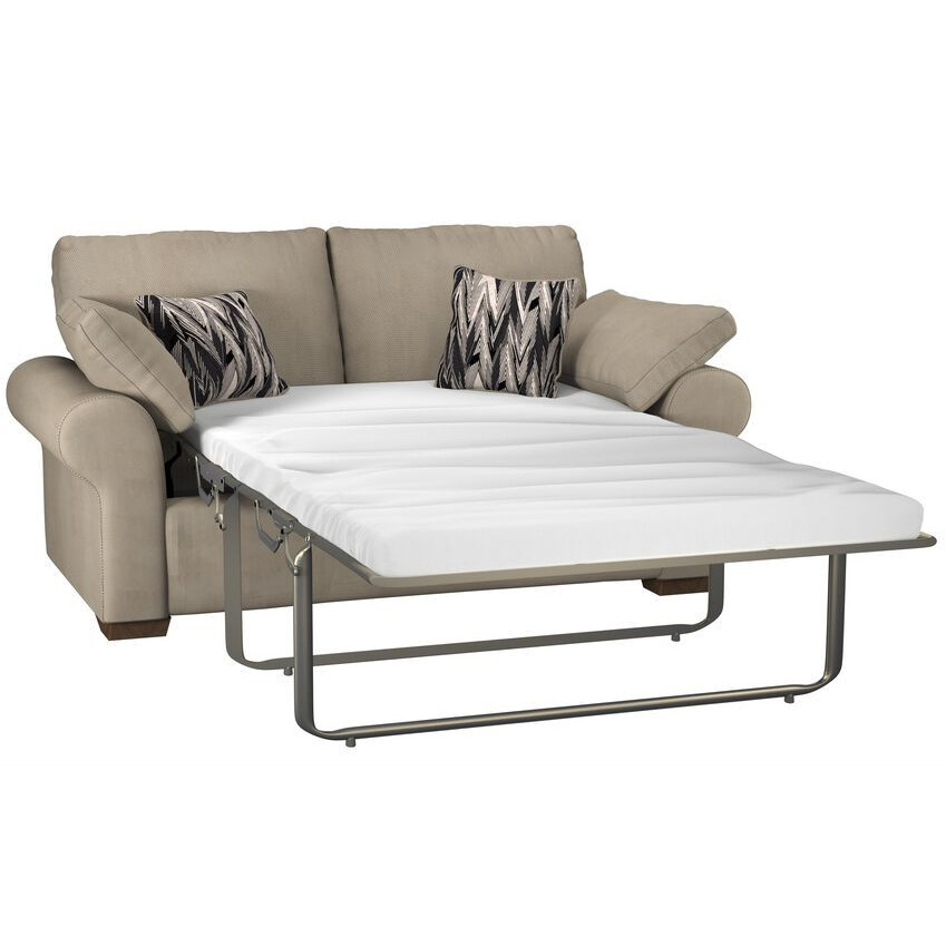 ScS Living Grey Skylar Fabric 2 Seater Deluxe Sofa Bed by SCS ...