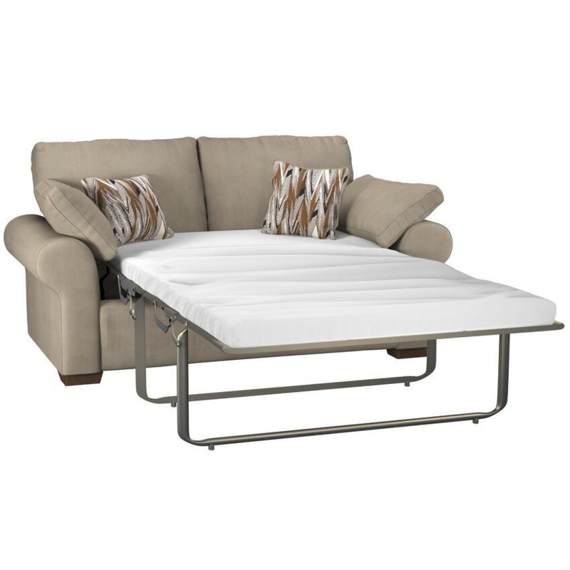 ScS Living Grey Skylar Fabric 2 Seater Deluxe Sofa Bed by SCS ...
